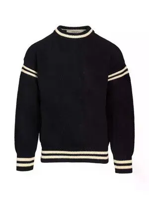 GOLDEN GOOSE Journey Waffle-stitch Sweater - Blue