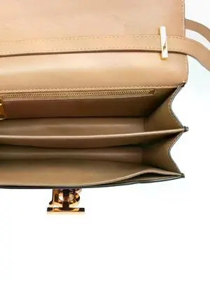 Burberry Small Bicolor Smooth Calfskin Tb Crossbody Bag