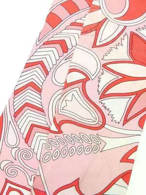 Hermès 2000-2026 Folklore Silk Twilly Scarf Scarves