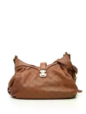 LOUIS VUITTON Monogram Mahina Xs Crossbody Bag - Brown