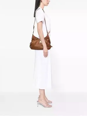 LOUIS VUITTON Monogram Mahina Xs Crossbody Bag - Brown