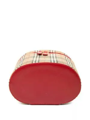 Burberry Haymarket Check Canvas Vanity Bag