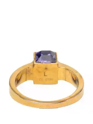 LOUIS VUITTON Crystal Gamble Cocktail Ring
