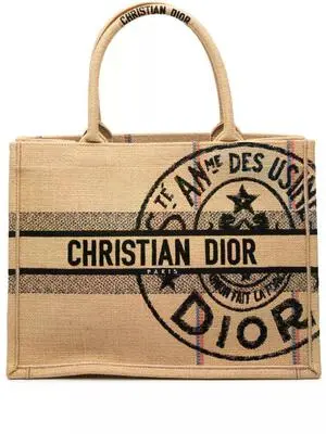 Dior Medium Book Tote Bag - Neutrals