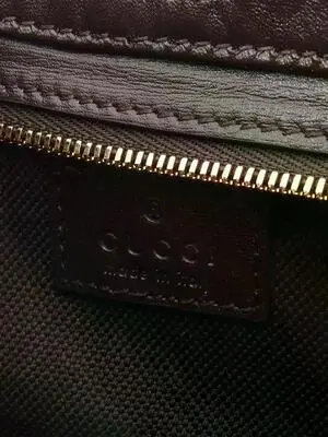 Gucci Mini Gg Canvas Web Moon Side Shoulder Bag