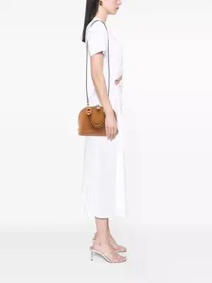 LOUIS VUITTON Monogram Vernis Alma Bb Satchel - Brown