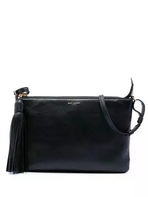Saint Laurent Monogram Crossbody Bag - Black