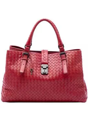 Bottega Veneta Medium Roma Tote Bag - Red