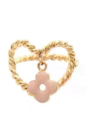 LOUIS VUITTON 2010 Sweet Monogram Ring - Gold