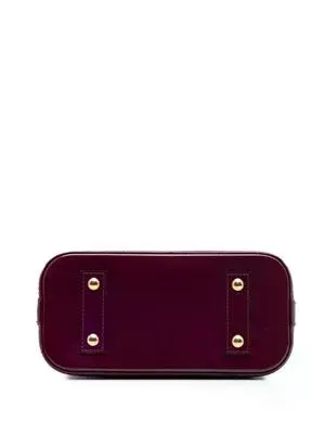 LOUIS VUITTON Monogram Vernis Alma Bb Satchel