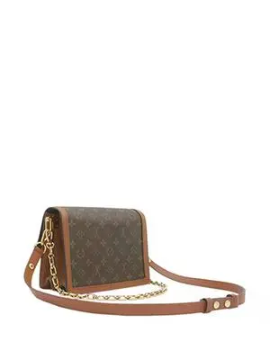 LOUIS VUITTON Monogram Reverse Dauphine Mm Satchel