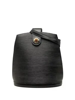 LOUIS VUITTON Epi Leather Cluny Shoulder Bag - Black