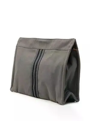 Hermès Canvas Clutch Bag