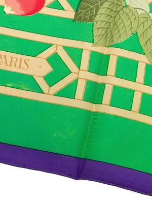 Hermès 20th Century Roseraie Silk Scarf 90 Scarves