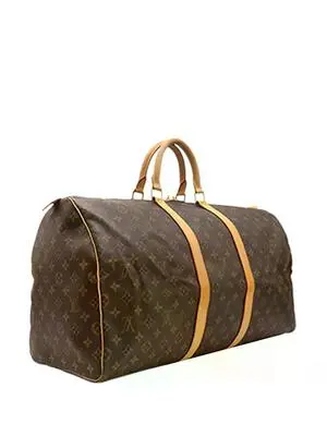 LOUIS VUITTON Monogram Keepall 55 Travel Bag