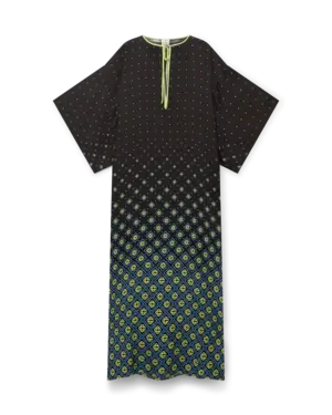 Casablanca Degrade Monogram Silk Kaftan