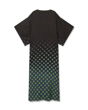 Casablanca Degrade Monogram Silk Kaftan