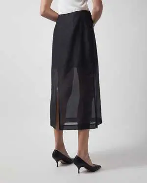 BY MALENE BIRGER Soft Organza Midi Skirt