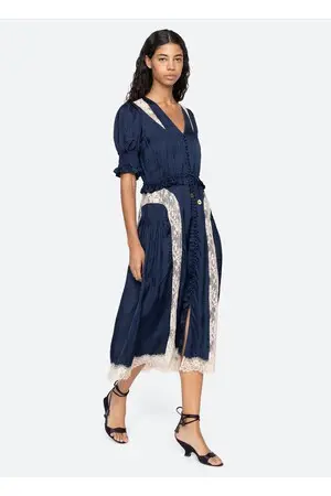 Sea Ethel Midi Dress - Black
