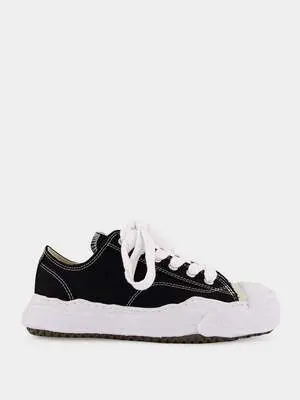 Mihara Yasuhiro Hank Og Sole Canvas Sneakers - Black