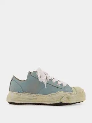 Mihara Yasuhiro Light Hank Og Sole Leather Sneakers - Blue