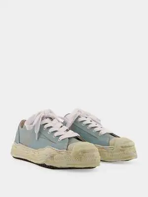 Mihara Yasuhiro Light Hank Og Sole Leather Sneakers - Blue