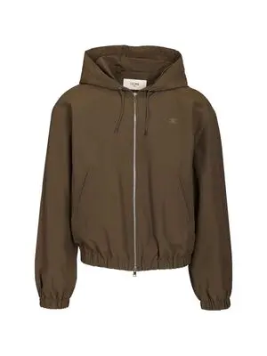 Celine Hooded Zip-up Blouson Jacket - Multicolor