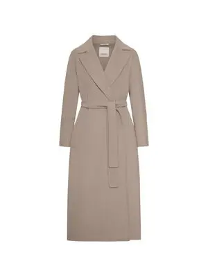 Max Mara Belted Silk & Nylon Coat - Multicolor