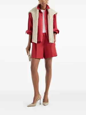 Brunello Cucinelli Cotton And Linen Blend Shirt - Multicolor