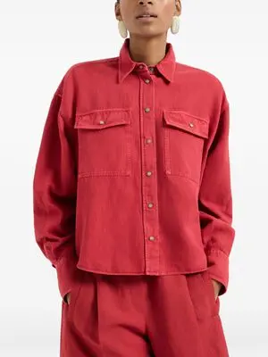 Brunello Cucinelli Cotton And Linen Blend Shirt - Multicolor
