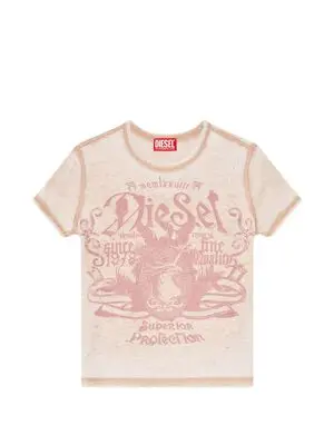 DIESEL® Short Sleeve Printed T-shirt - Multicolor
