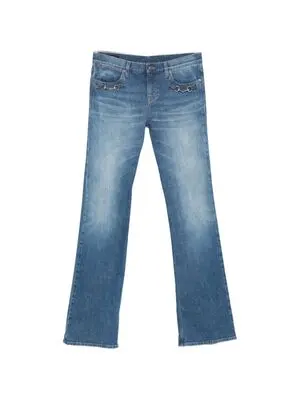 Gucci Horsebit Flared Leg Jeans - Multicolor