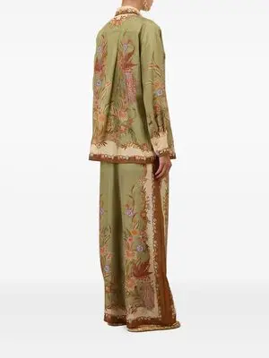 Zimmermann Indra Printed Silk Shirt - Multicolor
