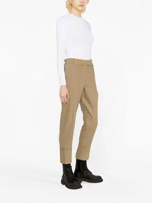 Brunello Cucinelli Cotton V-neck T-shirt With Monili Trim - Multicolor