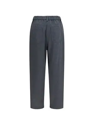 Brunello Cucinelli Wool Blend Trousers - Multicolor