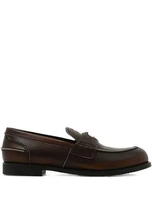 Miu Miu Leather Loafers - Multicolor