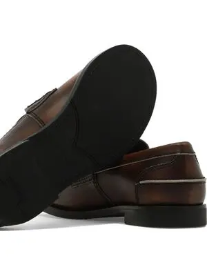 Miu Miu Leather Loafers - Multicolor