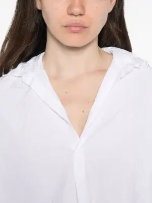 DANIELA GREGIS Floral Print Crinkled Cotton Shirt