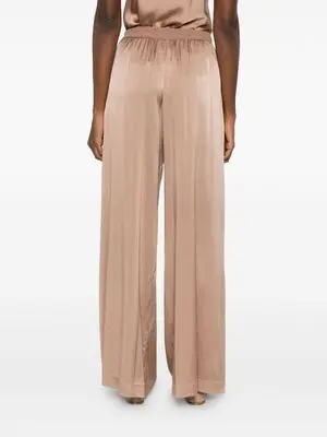 FORTE_FORTE Silk Satin Trousers - Multicolor