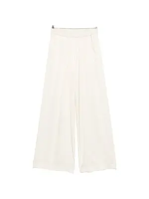 FORTE_FORTE Silk Satin Trousers - Multicolor