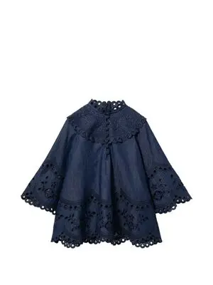 Zimmermann Mahon Denim Top - Multicolor