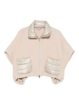 Herno Wool And Nylon Short Down Jacket - Multicolor