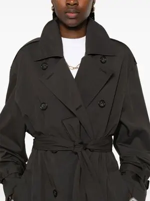 TOTEME Cotton Blend Double-breasted Trench Coat - Multicolor