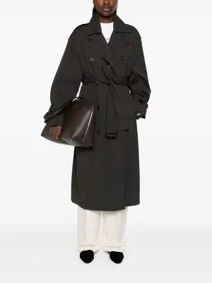 TOTEME Cotton Blend Double-breasted Trench Coat - Multicolor