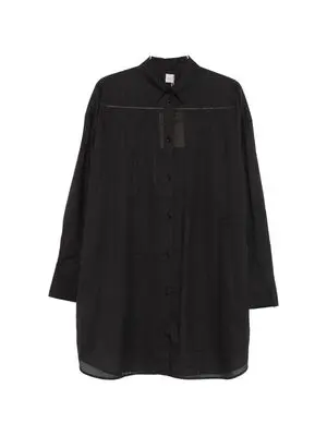 TOTEME Cotton Blend Shirt With Monogram Pattern - Multicolor