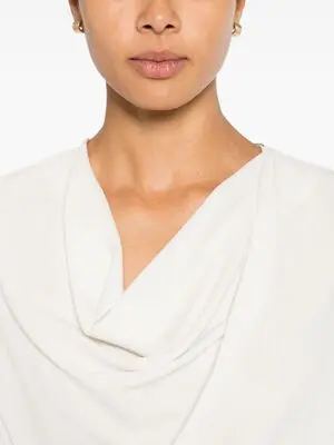 Brunello Cucinelli Silk Blend Midi Dress