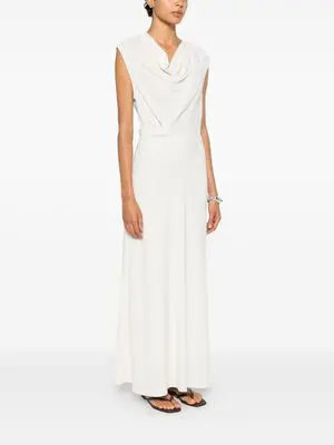 Brunello Cucinelli Silk Blend Midi Dress