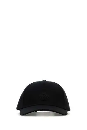 Moncler Cotton Baseball Cap - Black