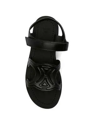 Celine Sunny Leather Platform Sandals