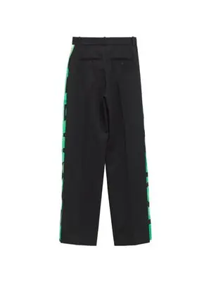 Loewe Wool Trousers With Side Stripe Detail